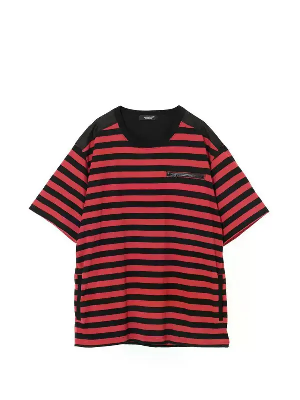 Undercover Striped Zip-pocket T-shirt