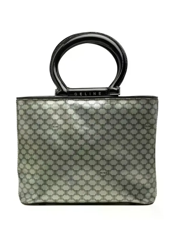 Celine 1999 Macadam Pvc Top Handle Bag Satchel