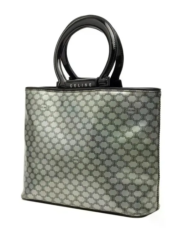 Celine 1999 Macadam Pvc Top Handle Bag Satchel