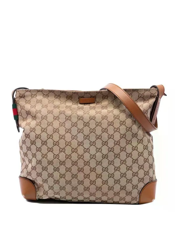Gucci 2016-2026 Gg Canvas Web Crossbody Bag