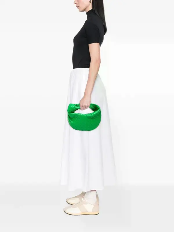 Bottega Veneta 2012-2026 Mini Nappa Intrecciato Jodie Hobo Bag - Green