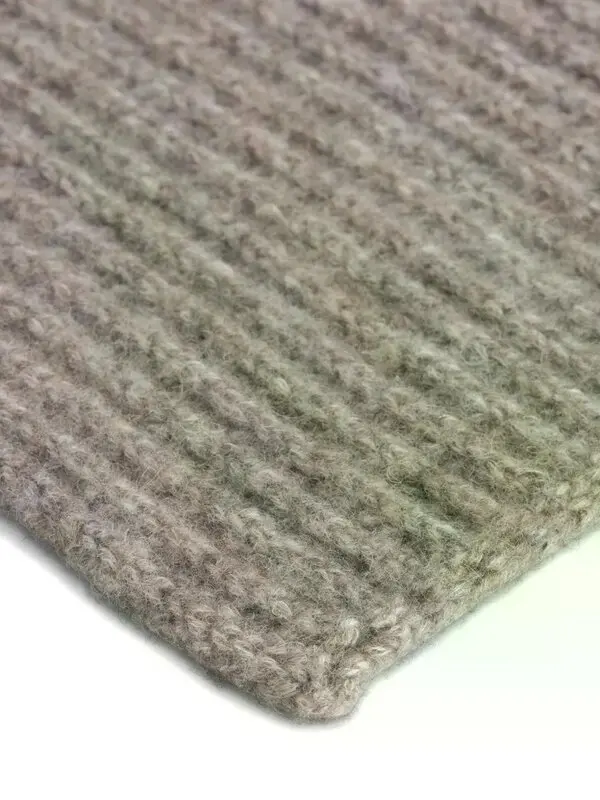 OLAF Ribbed-knit Hooded Scarf