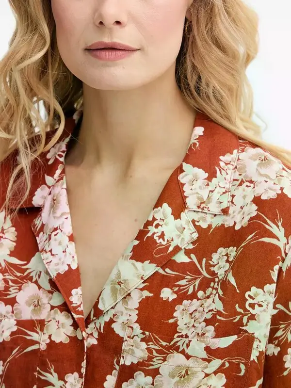 LEVI'S Floral-print Chest-pocket Shirt