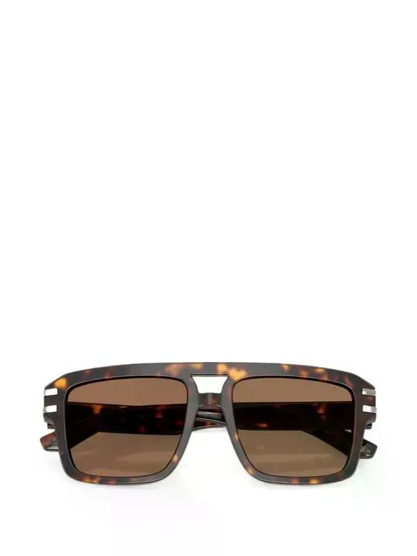 Dolce & Gabbana Tortoiseshell-effect Pilot Sunglasses
