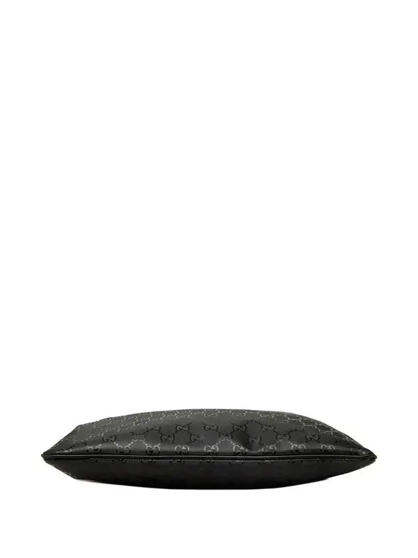 Gucci 2000-2015 Gg Imprime Crossbody Bag - Black