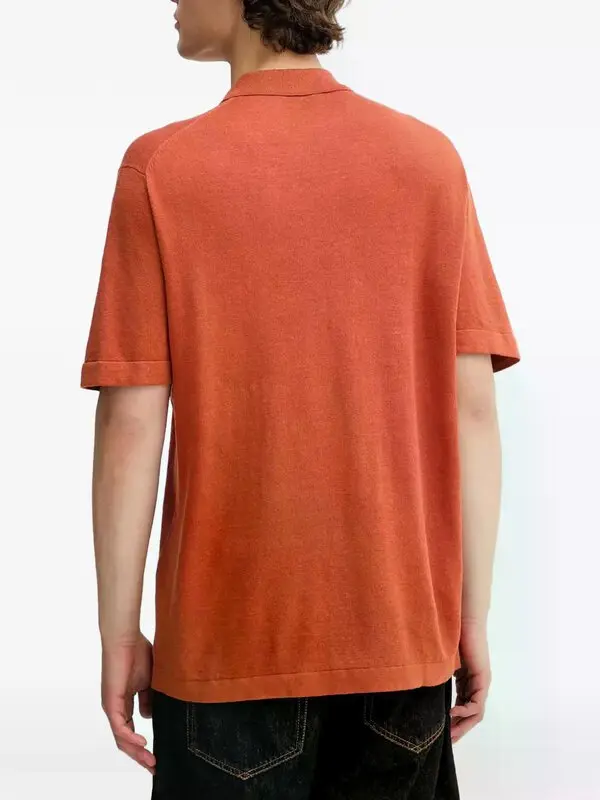 LES DEUX Embroidery-logo T-shirt