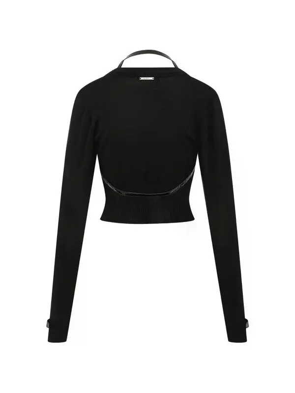 SRVC STUDIO Nocturne Buckled-detail Cardigan