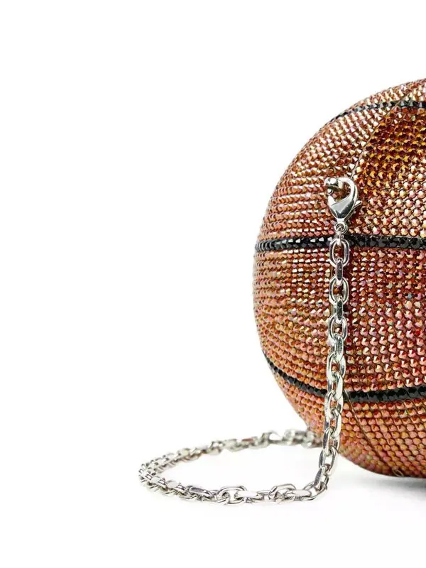 Judith Leiber Basketball Crystal-embellished Mini Bag