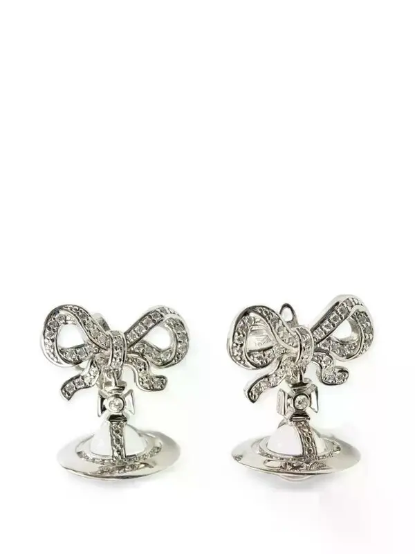 VIVIENNE WESTWOOD Octavie Orb Drop Earrings - Silver