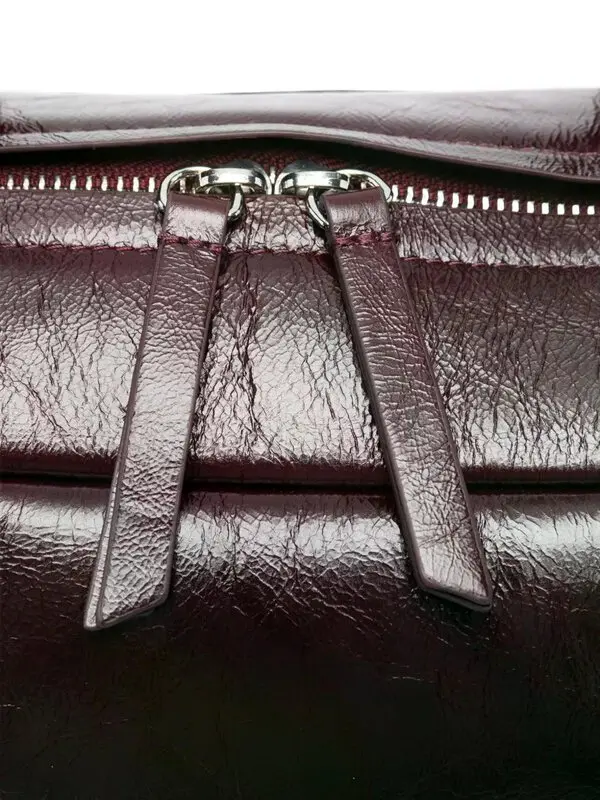 ALYSI Bowling Patent-finish Tote Bag