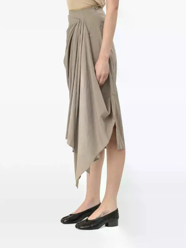 ENTIRE STUDIOS Fleur Asymmetrical Draped Skirt