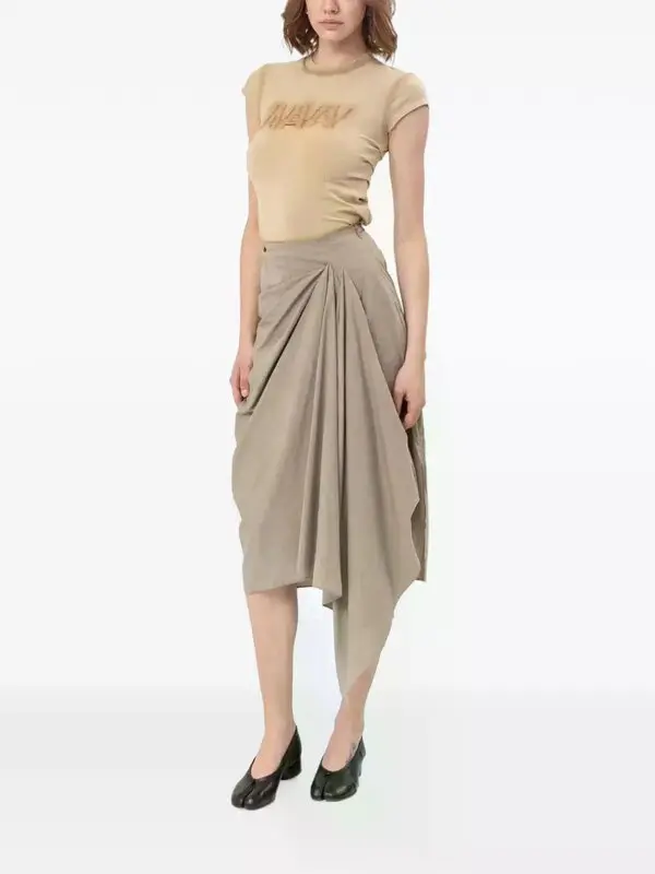 ENTIRE STUDIOS Fleur Asymmetrical Draped Skirt