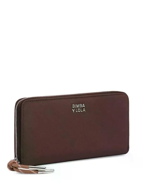 Bimba Y Lola Large Mocha Nylon Wallet