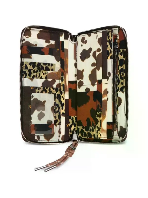 Bimba Y Lola Large Mocha Nylon Wallet