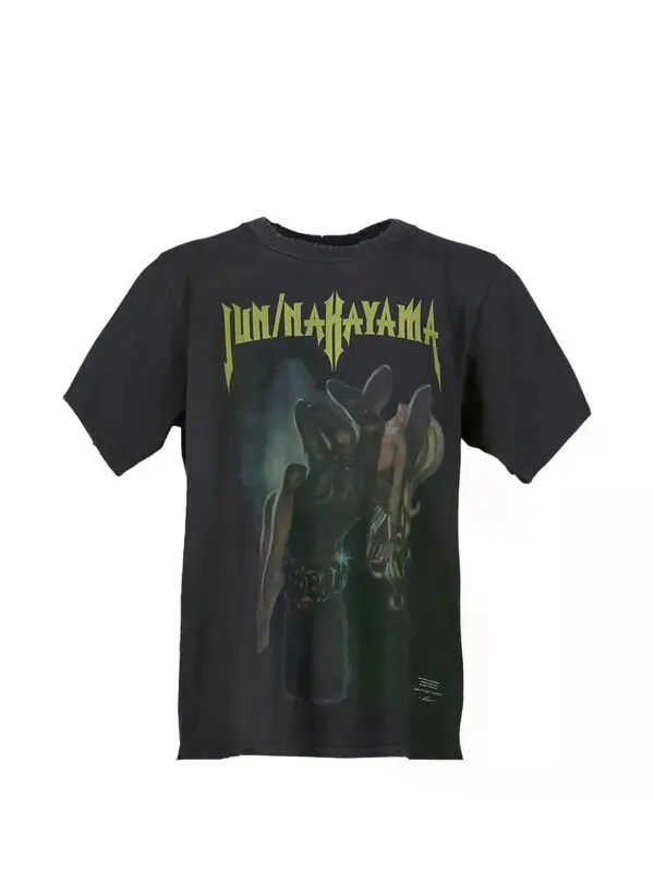 JUN/NAKAYAMA Make Love Graphic-print Washed T-shirt