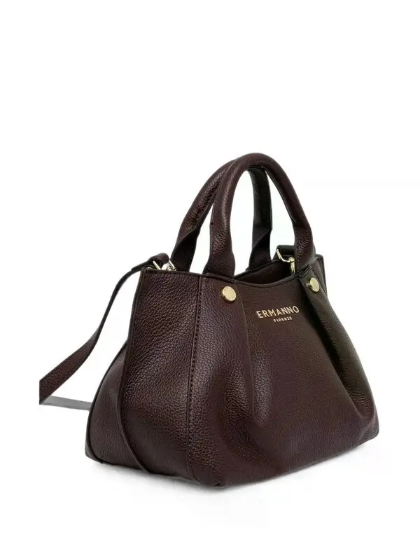 ERMANNO FIRENZE Logo-plaque Pleated Tote Bag