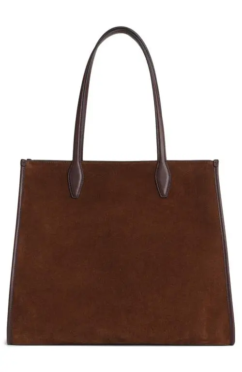 Madewell The Lexington Overnighter Suede Zip Tote