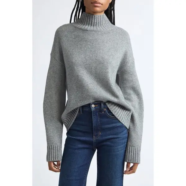 Veronica Beard Journey Merino Wool & Cashmere Sweater