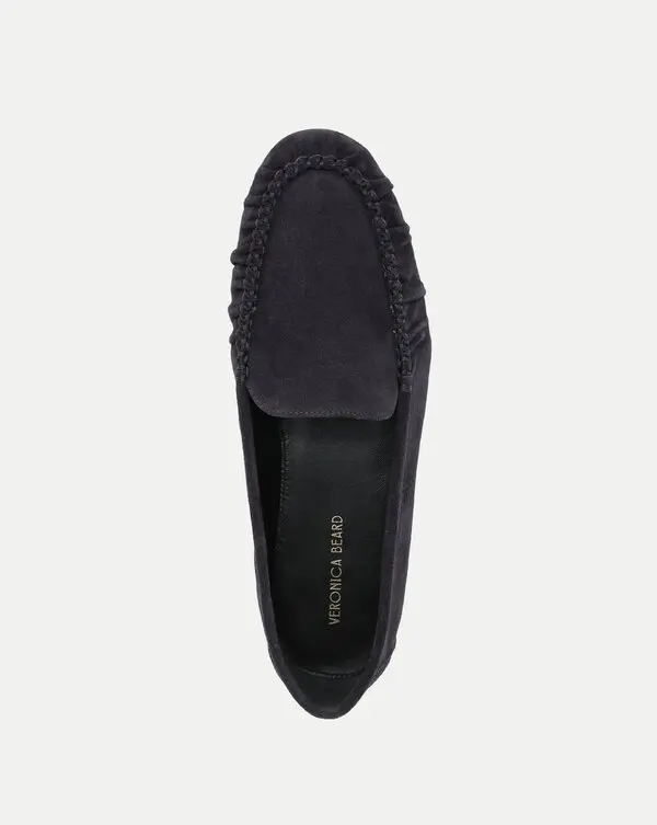 Veronica Beard Prilla Suede Loafer - Navy