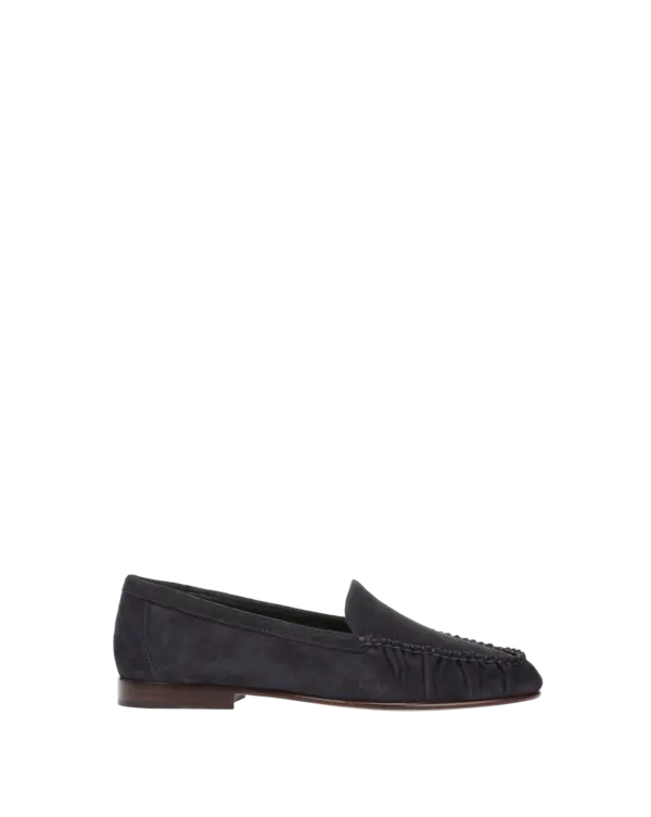 Veronica Beard Prilla Suede Loafer - Navy