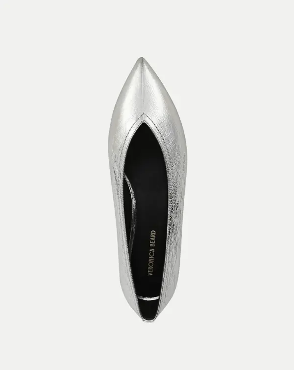 Veronica Beard Bancroft Metallic Flat