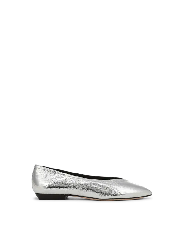 Veronica Beard Bancroft Metallic Flat