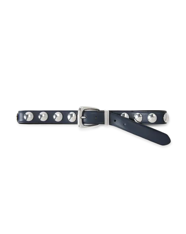 Veronica Beard Arch Studded Leather Belt