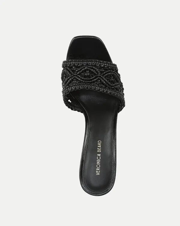 Veronica Beard Ellen Macrame Wedge Sandal