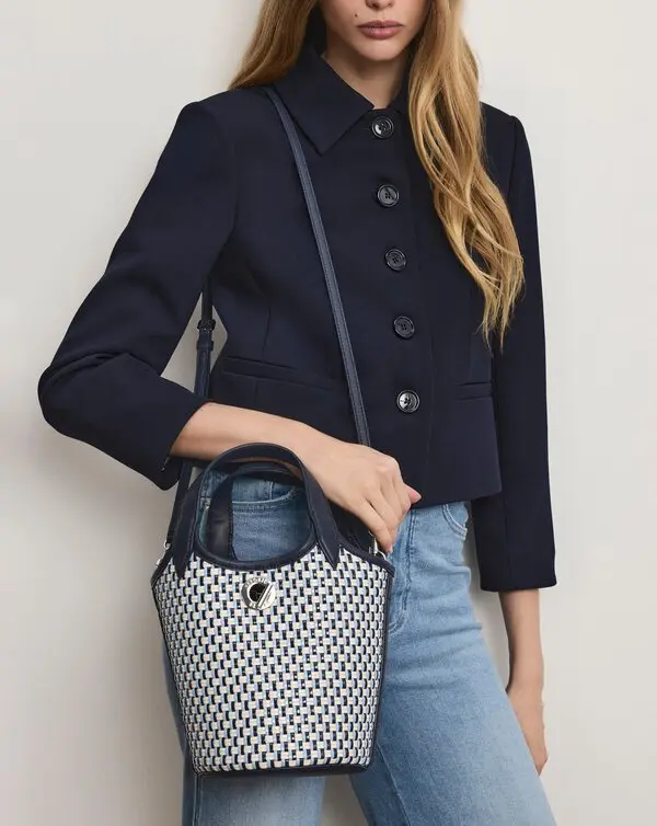 Veronica Beard Woven Anchor Bag