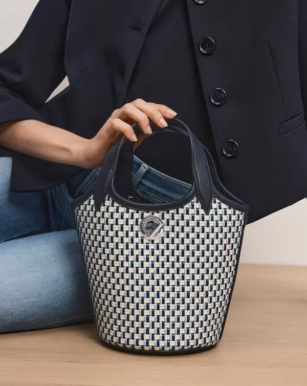 Veronica Beard Woven Anchor Bag