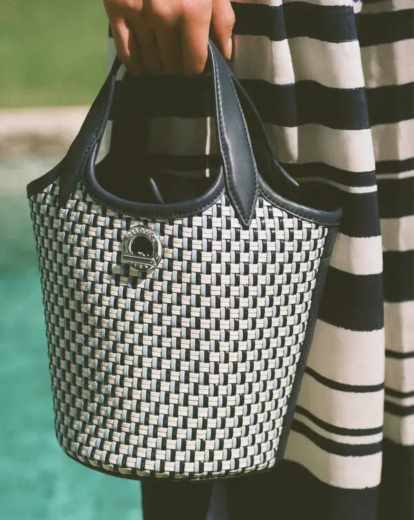 Veronica Beard Woven Anchor Bag