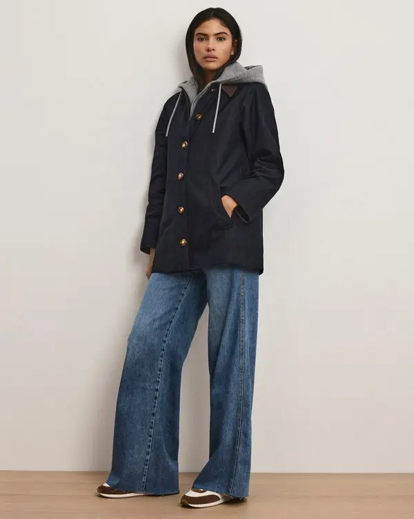 Veronica Beard Langham Belted Dickey Coat