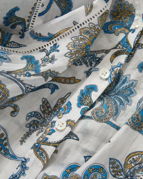 Veronica Beard Soleil Paisley Blouse
