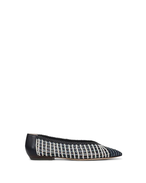 Veronica Beard Bancroft Woven Leather Flat