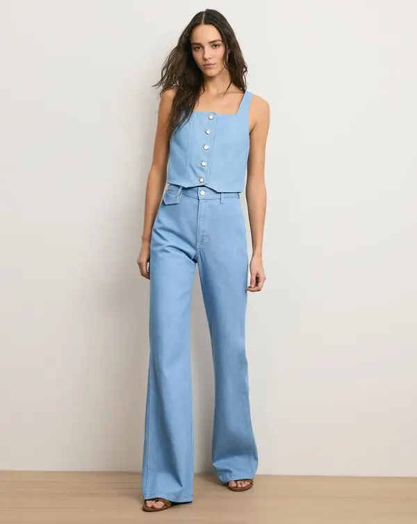 Veronica Beard Spensley Denim Vest