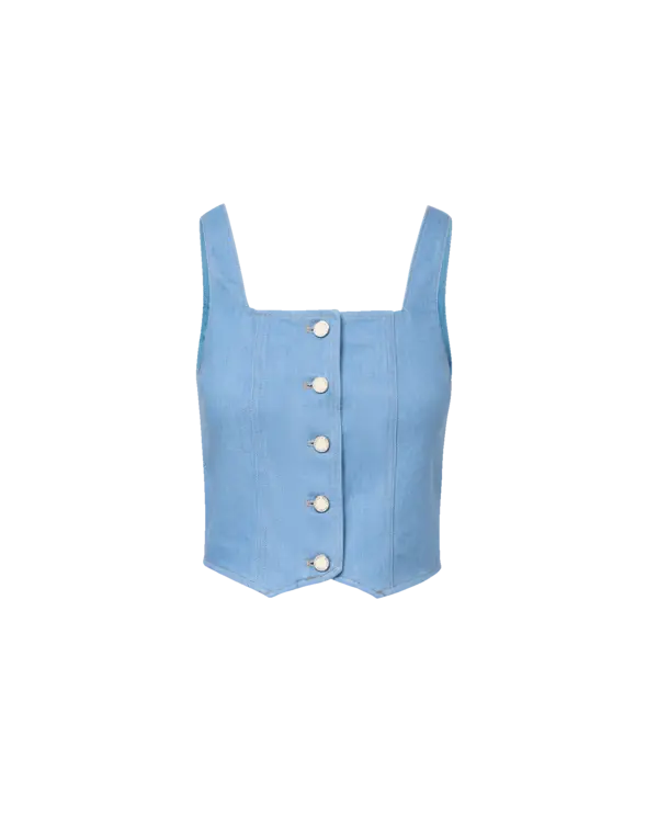 Veronica Beard Spensley Denim Vest