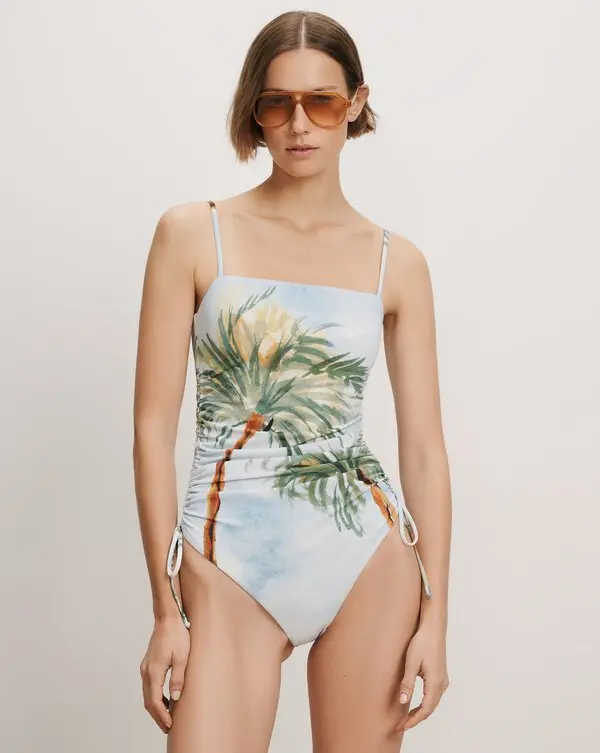 Veronica Beard Paradisa Swimsuit - Blue Multi