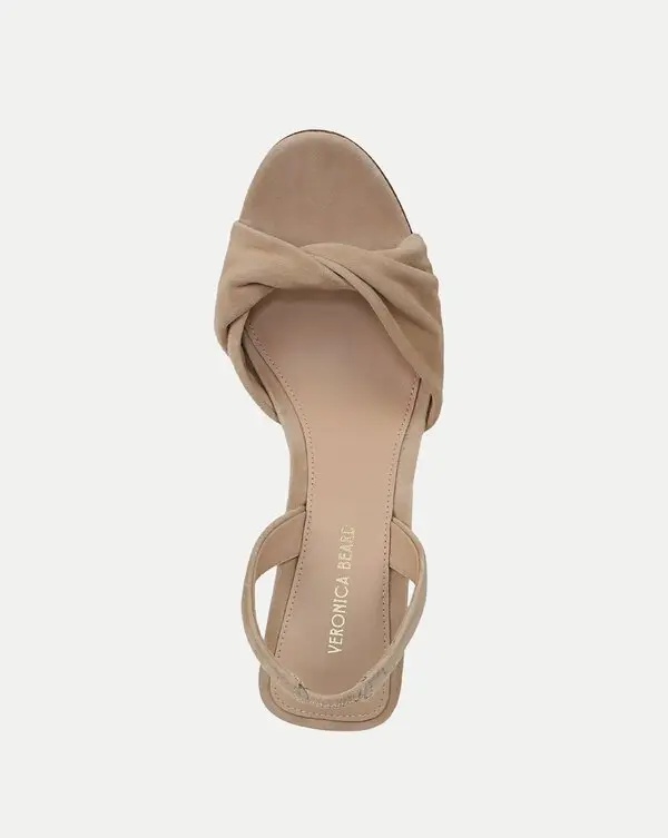 Veronica Beard Tullia Suede Slingback Al - Sand