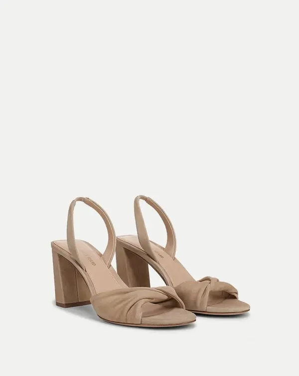 Veronica Beard Tullia Suede Slingback Al - Sand