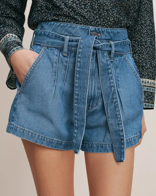 Veronica Beard Jaylen Denim Short