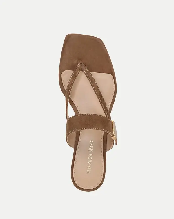 Veronica Beard Salva Dash Kitten-heel Sandal