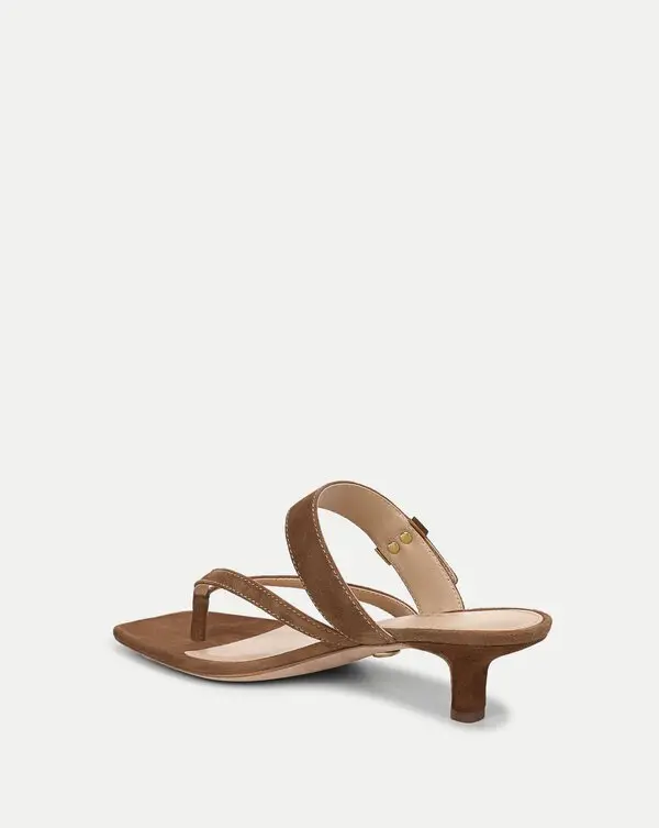 Veronica Beard Salva Dash Kitten-heel Sandal