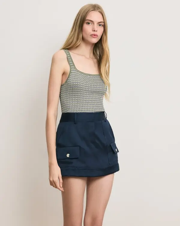 Veronica Beard Felina Mini Skort