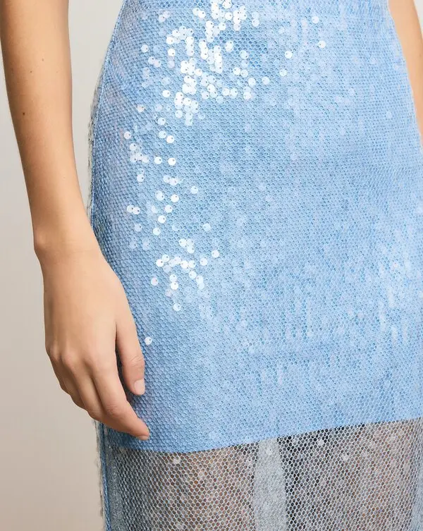 Veronica Beard Allora Sequin Midi Skirt