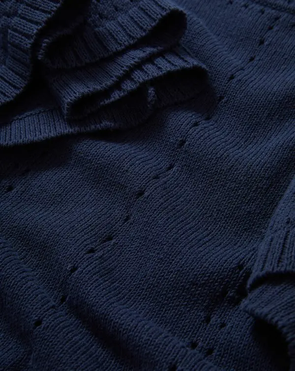 Veronica Beard Rhennan Pointelle Knit Top