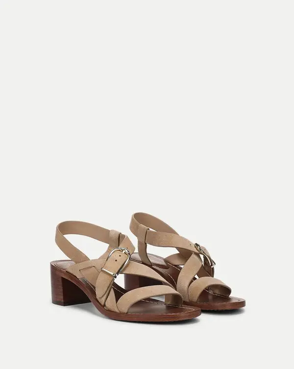Veronica Beard Etta Suede Mid-heel Al