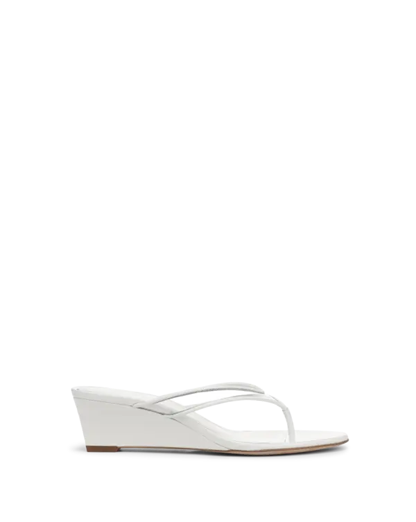 Veronica Beard Clea Jelly Wedge Sandal Clear Coconut - Clear/coconut