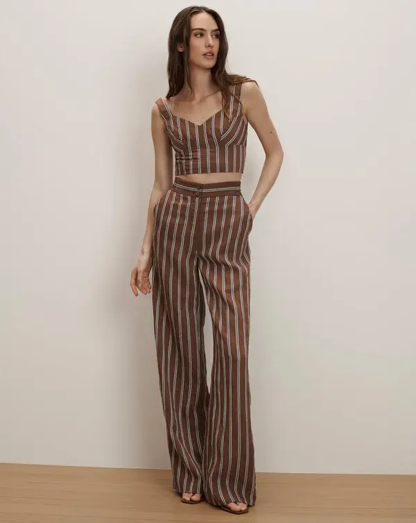 Veronica Beard Carraway Wide-leg Pant