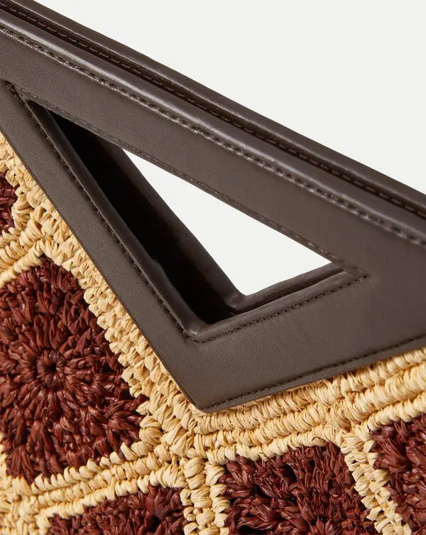 Veronica Beard Raffia Vesper Clutch