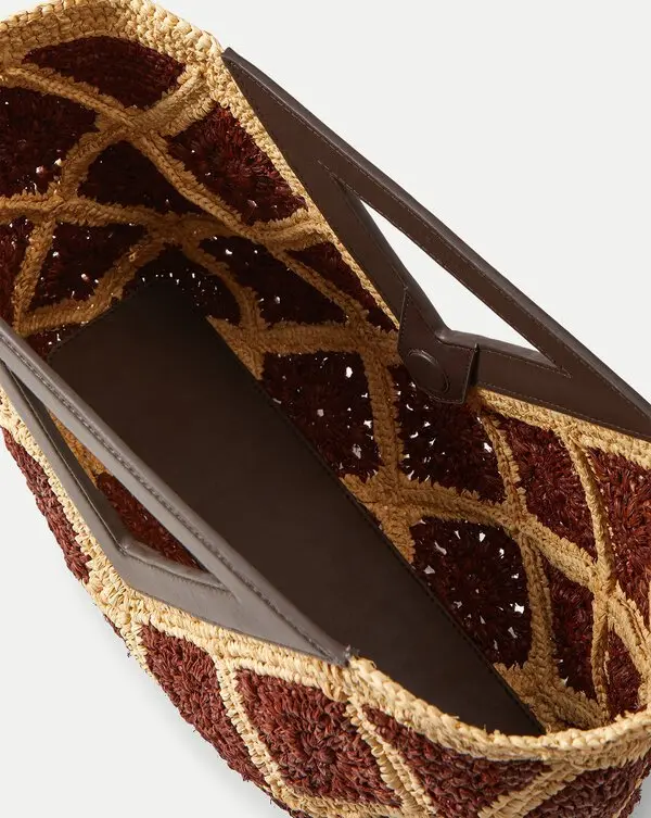 Veronica Beard Raffia Vesper Clutch
